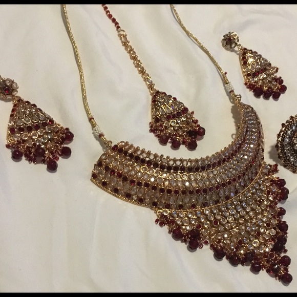 Jewelry | 3 Piece Indian Bridal Set | Poshmark